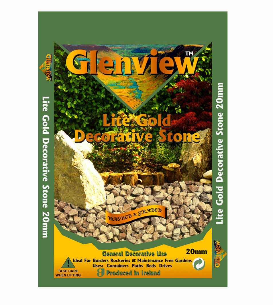 Lite gold Decorative stone 14mm 20kg – Arrabawn