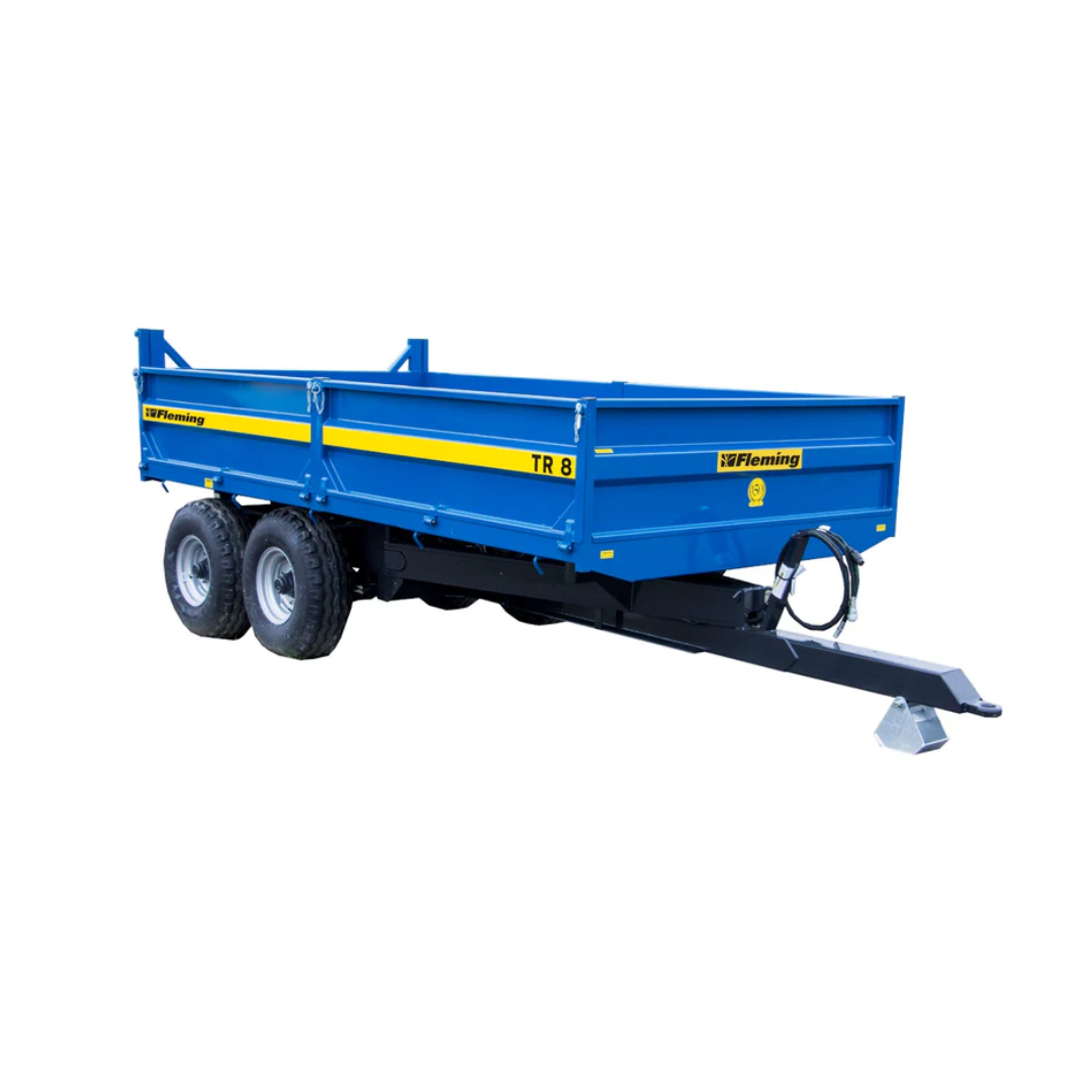 Fleming TR8 Tipping Trailer – Arrabawn